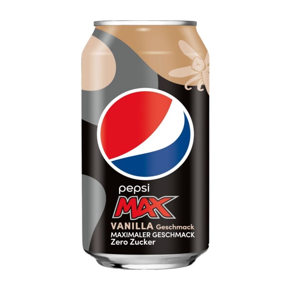 Pepsi Max Vainilla - bebida de vainilla sin azúcar de 330ml – American ...